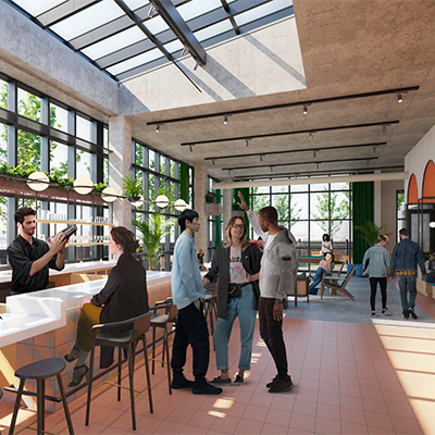 345 N Morgan | Boutique Office Building Under Development
